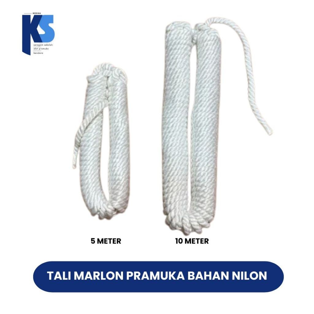 Jual Tali tambang pramuka nilon 5 meter & 10 meter / tali tenda pramuka ...