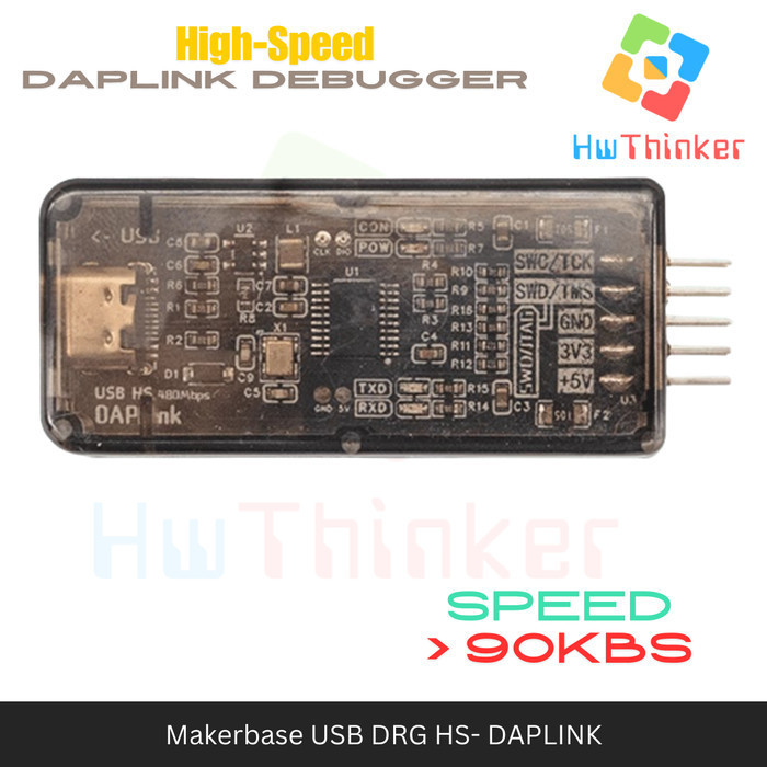 Jual Makerbase USB DRG HS-DAPLINK High-Speed ARM debugger debugging programming USB serial UART ...