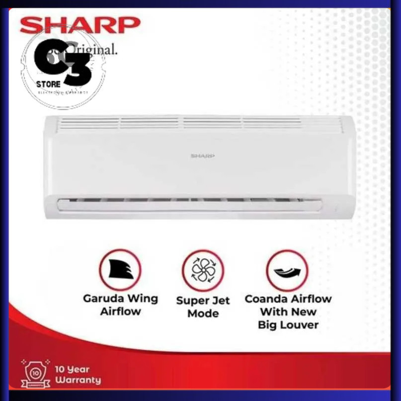 Jual SHARP AC 0.5 PK Garuda Series AH-A5BEY / GARUDA SERIES 0,5 PK AH-A5BEY 1/2 PK UNIT ONLY ...