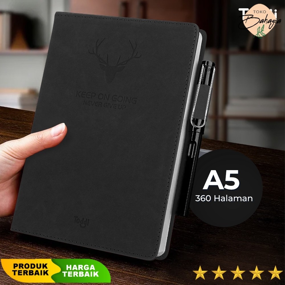 Jual Buku Catatan Kerja Notebooks Cover Kulit Kertas A5 | Shopee Indonesia