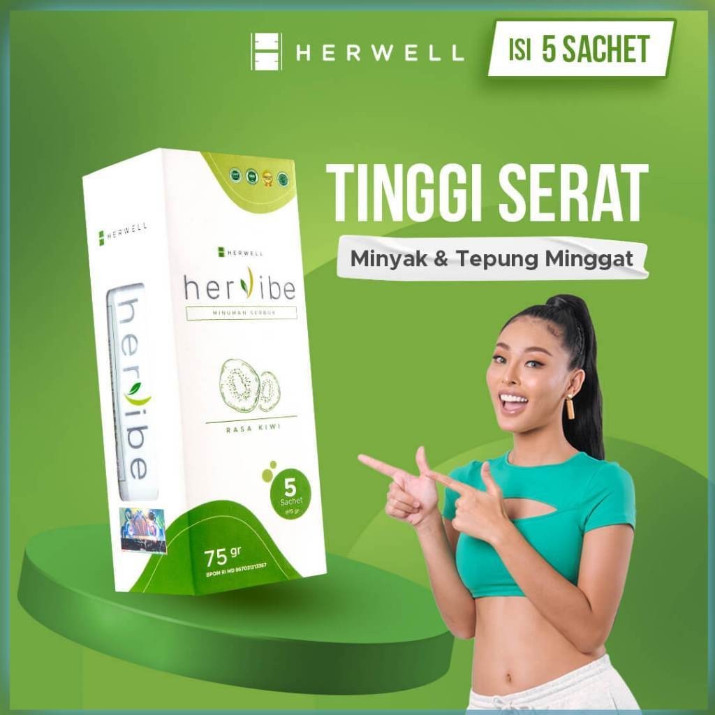 Jual Herwell Hervibe - Isi 5 Sachet (Pelancar Pencernaan Tinggi Serat) Setyoaji33 | Shopee Indonesia