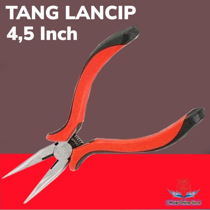 Jual Tang Lancip Cucut Pelintir Plintir Lilit Jepit Kabel Kawat Listrik Long Nose Mini Plier 4,5 ...