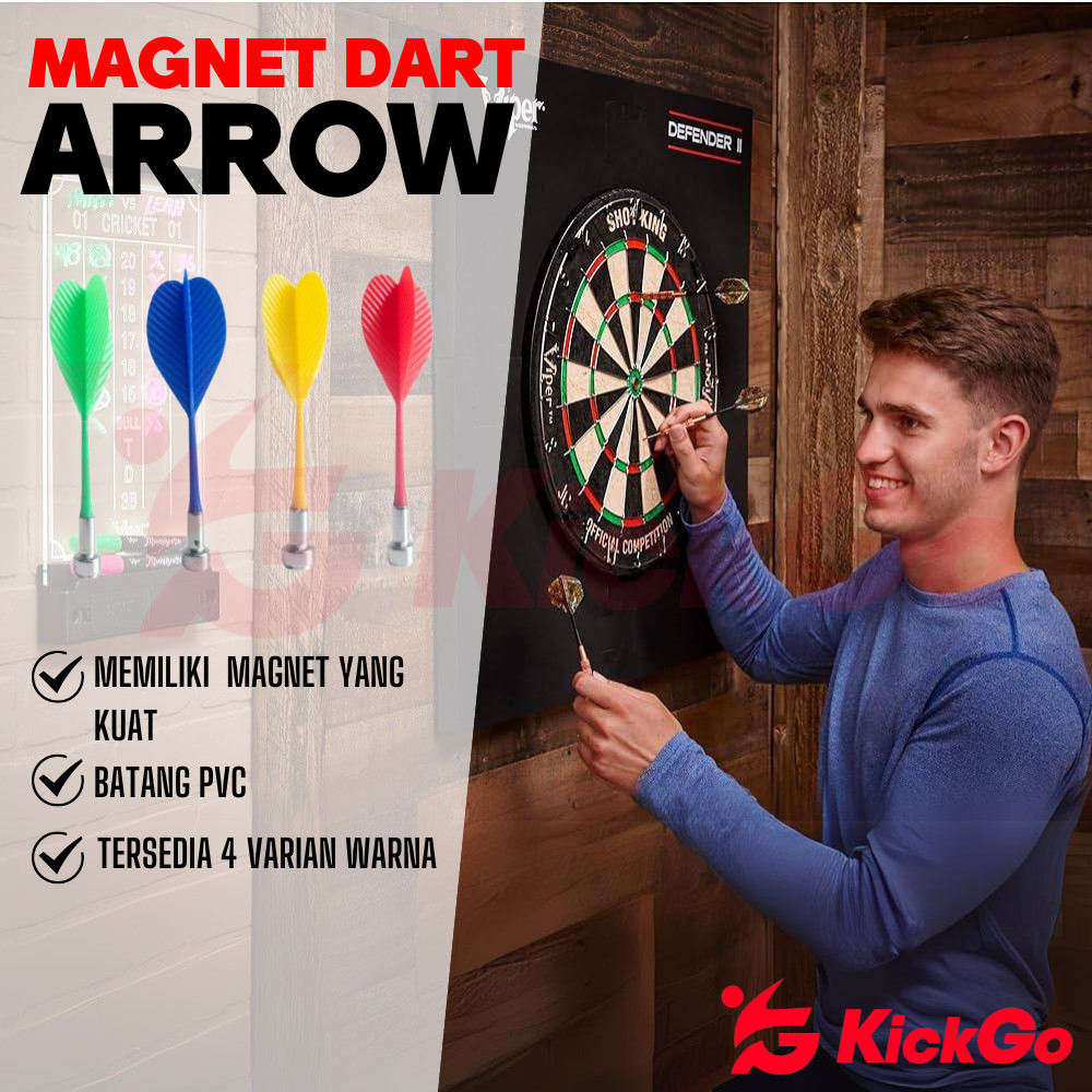 Jual KickGo Anak Panah Magnetik Dart Board Game Magnet Dart Arrow ...