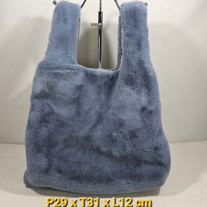 Jual United Arrows beauty and youth japan original fur hand tote bag ...