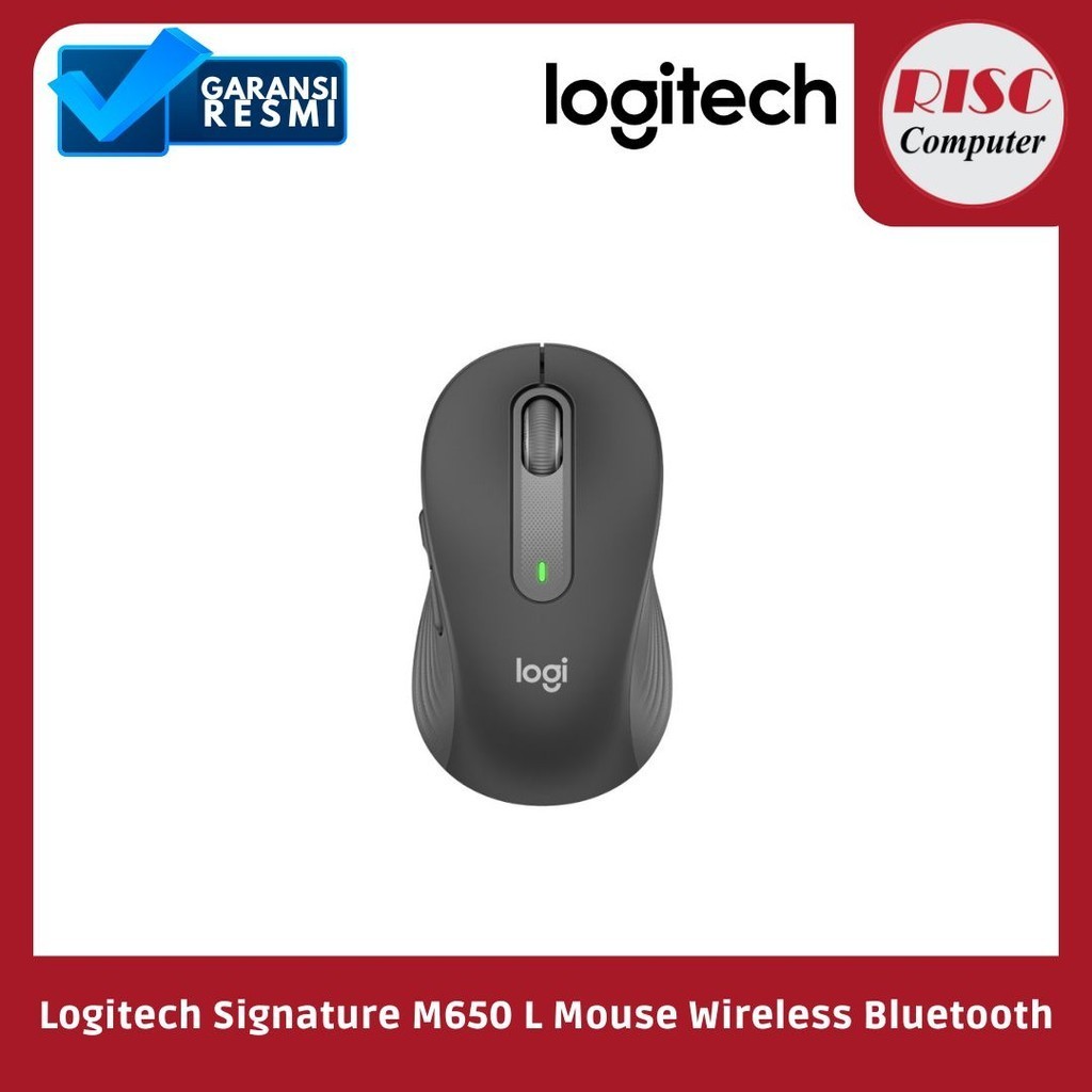 Jual Logitech Signature M650 L Mouse Wireless Bluetooth Silent Full ...