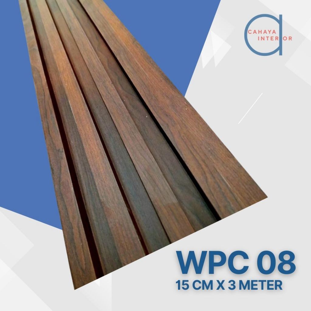 Jual Wood WPC Wall panel 3Meter*16Cm Woodpanel Dekorasi Dinding Anti ...