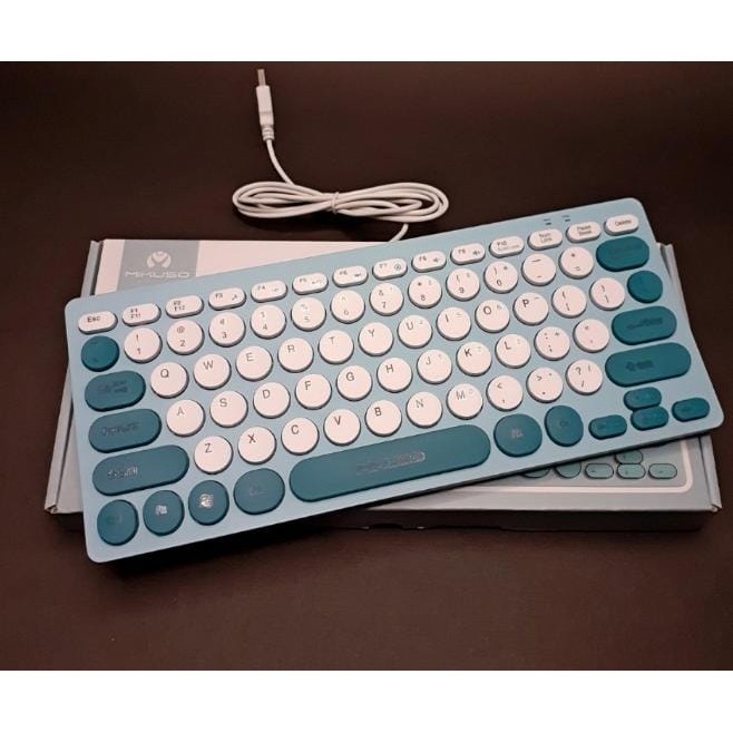 Jual KEYBOARD MINI MIKUSO KB-003U PINK PASTEL & BLUE PASTEL | Shopee ...