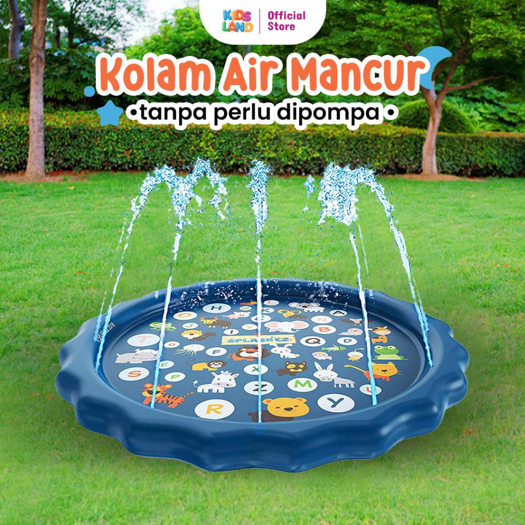 Jual FR53ED KIDS LAND Kolam Semprot Air Mancur Kids Water Spray Mat ...