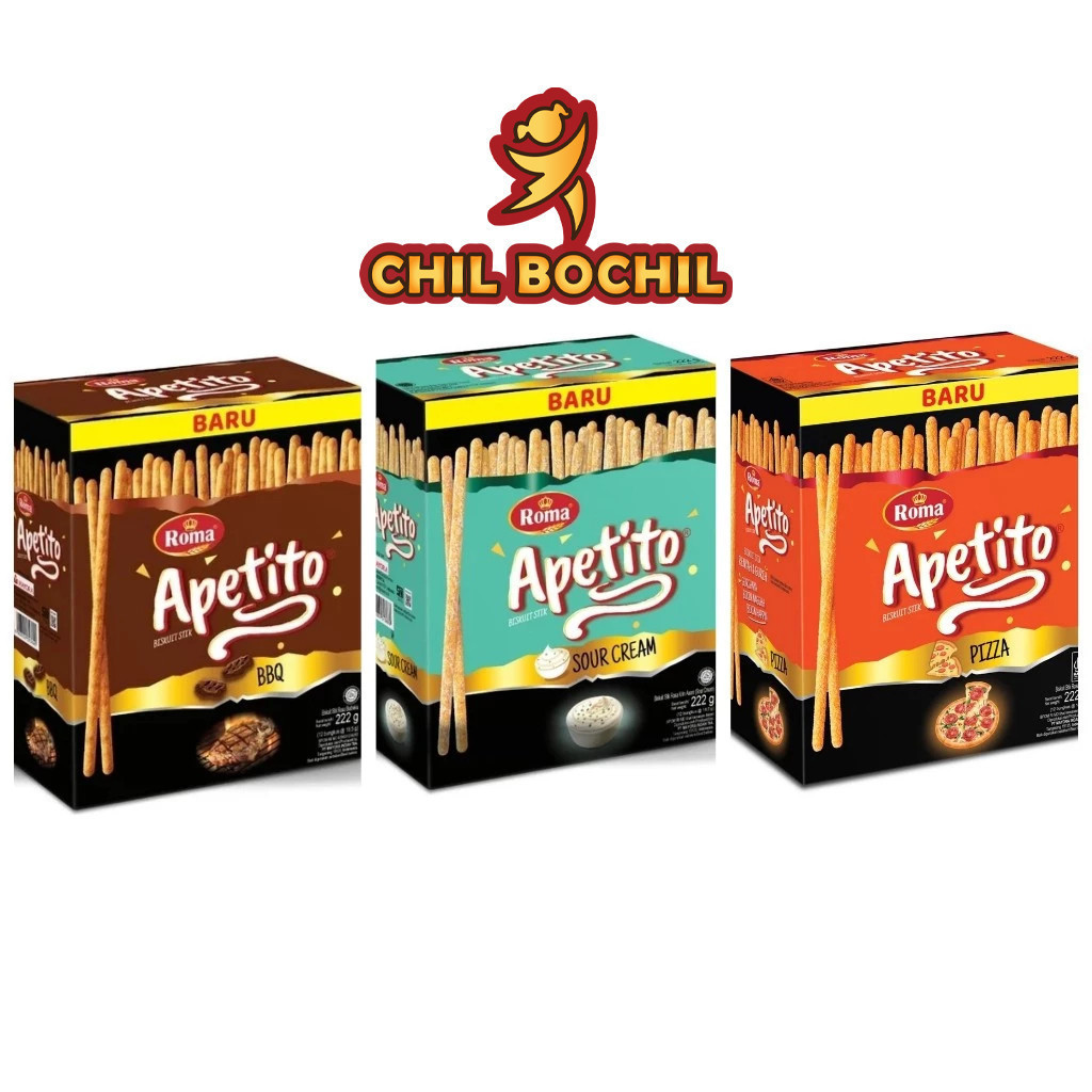 Jual ROMA APETITO BISKUIT STIK BOX ISI ( 10 BUNGKUS X 18,5 GRAM ...