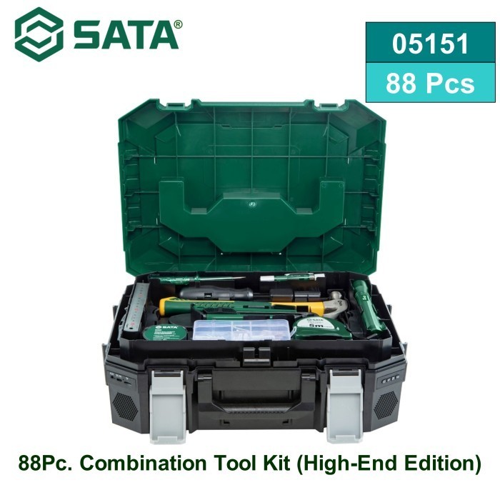 Jual SATA Tool Kit Set Sata 05151 - 88 Pcs Combination Tool Kit (High ...