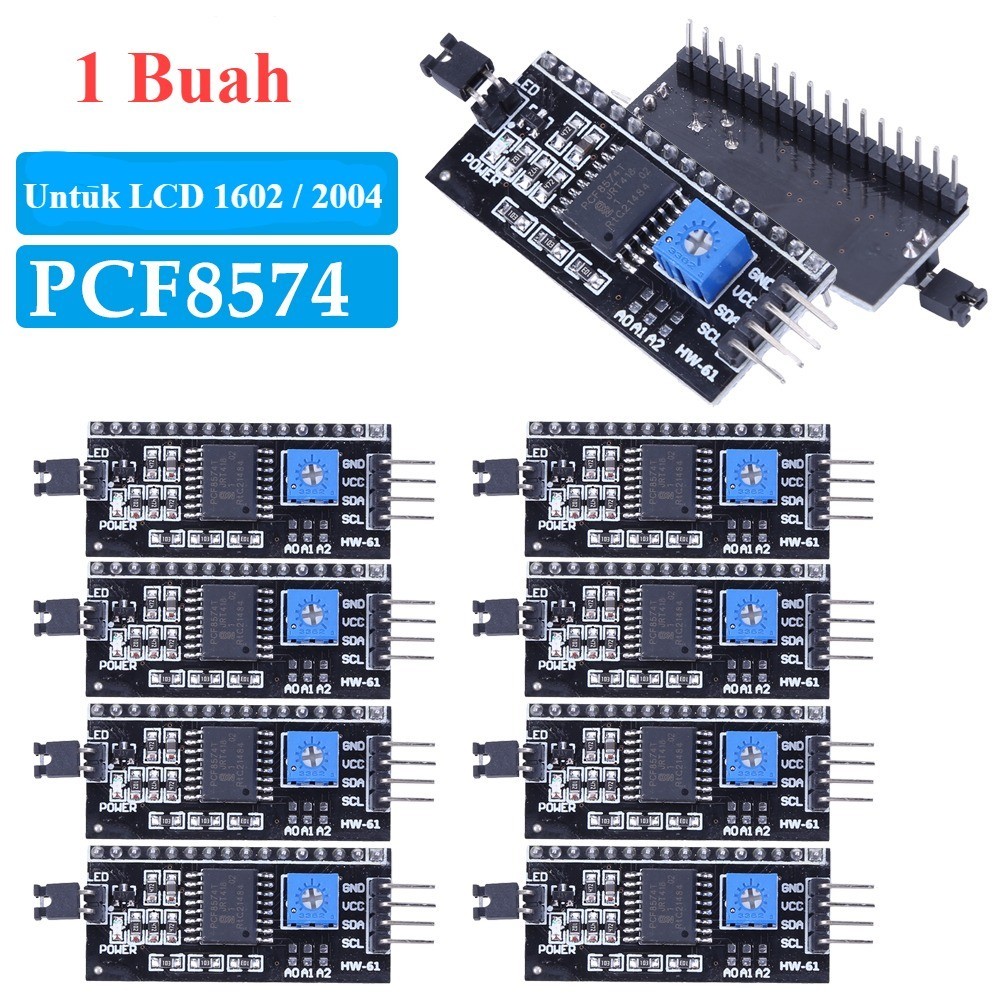 Jual PCF8574 LCD Display Adapter Module IIC I2C LCD1602 2004 IIC Serial ... Jual PCF8574 LCD Display Adapter Module IIC I2C LCD1602 2004 IIC Serial ...