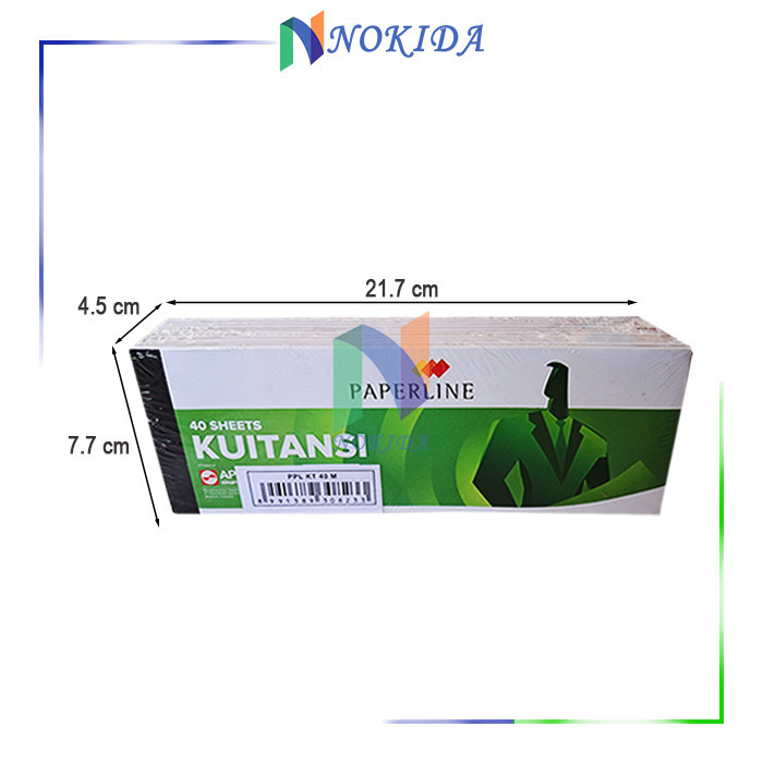Jual Nokida Buku Bukti Tanda Pembayaran Paperline PPL KT 40 M ...