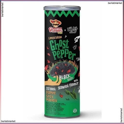 Jual SPICY SNACK MISTER POTATO SNACK CRIPS GHOST PEPPER CHEESE ...