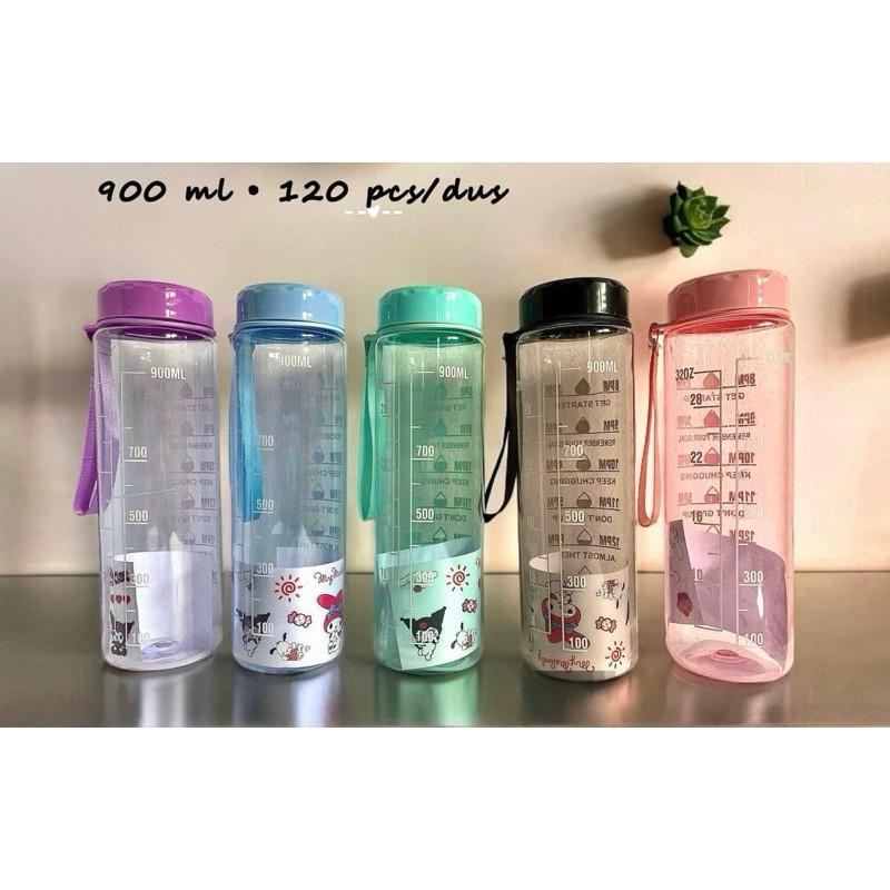 Jual Botol Viral Bening Transparan Kapasitas 900ml Botol Minum Bening ...