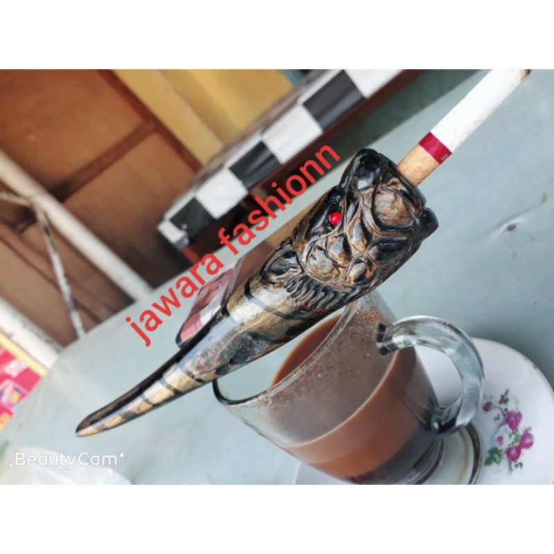 Jual PIPA ONCE SEROTONG FOSIL AKAR BAHAR UKIR MACAN LORENG | Shopee ...
