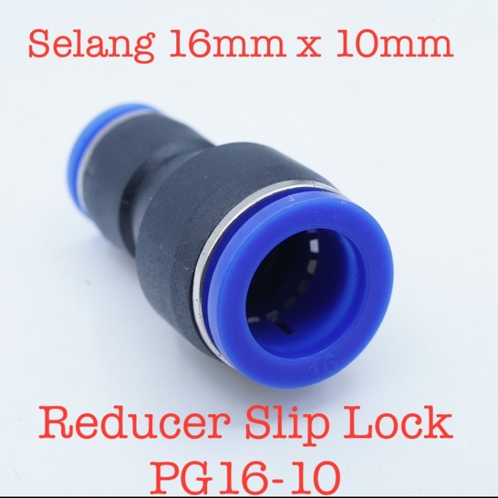Jual PG16-10 Konektor Fitting Lurus Reducer Slip Lock Selang 16mm X ...