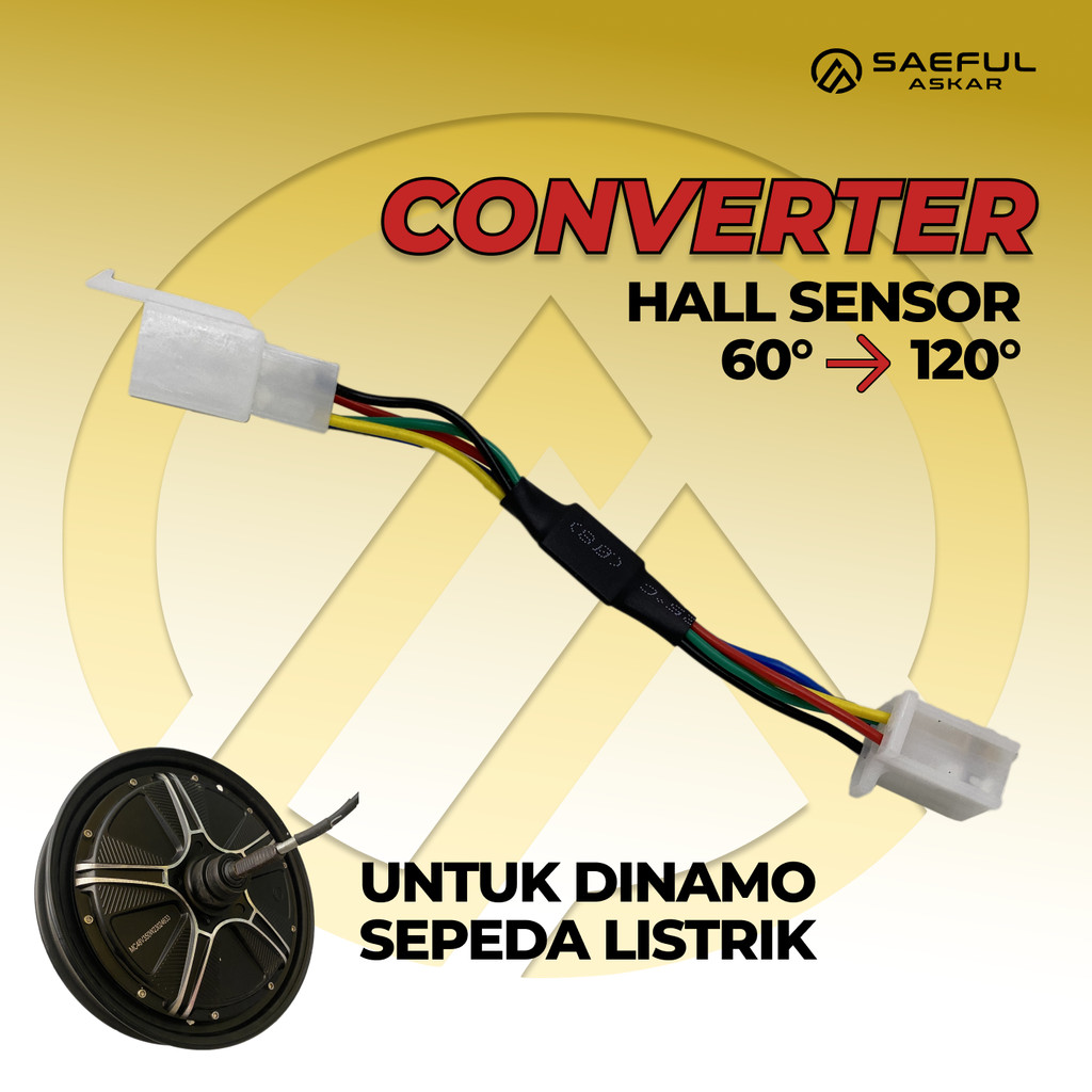 Jual Pengubah Sudut Hall Sensor Dinamo BLDC Universal Sepeda Listrik Motor Listrik | Shopee ...