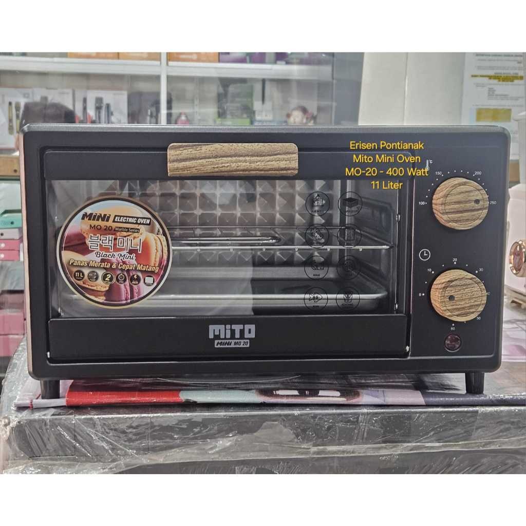 Jual MITO Oven Listrik Mini Electric Oven MITO MO 20 Kapasitas 11 Liter GARANSI RESMI | Shopee ...