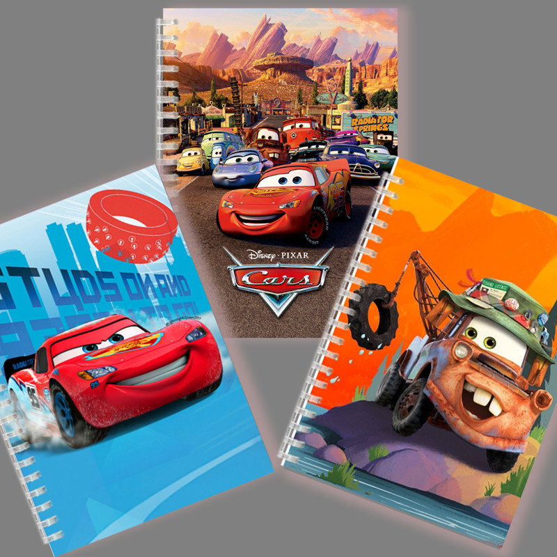 Jual A5 Spiral Notebook Disney Pixar Cars 2 3 Toy Characters Luigi ...