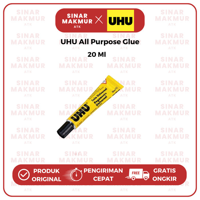 Jual Lem Cair/Liquid Glue/All Purpose Adhesive 20 ml UHU (Pcs) | Shopee ...