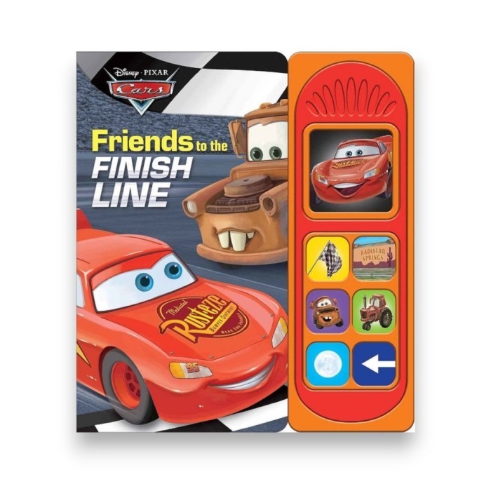 Jual DISNEY PIXAR CARS FRIENDS TO THE FINISH LINE SOUND BOOK | Shopee ...