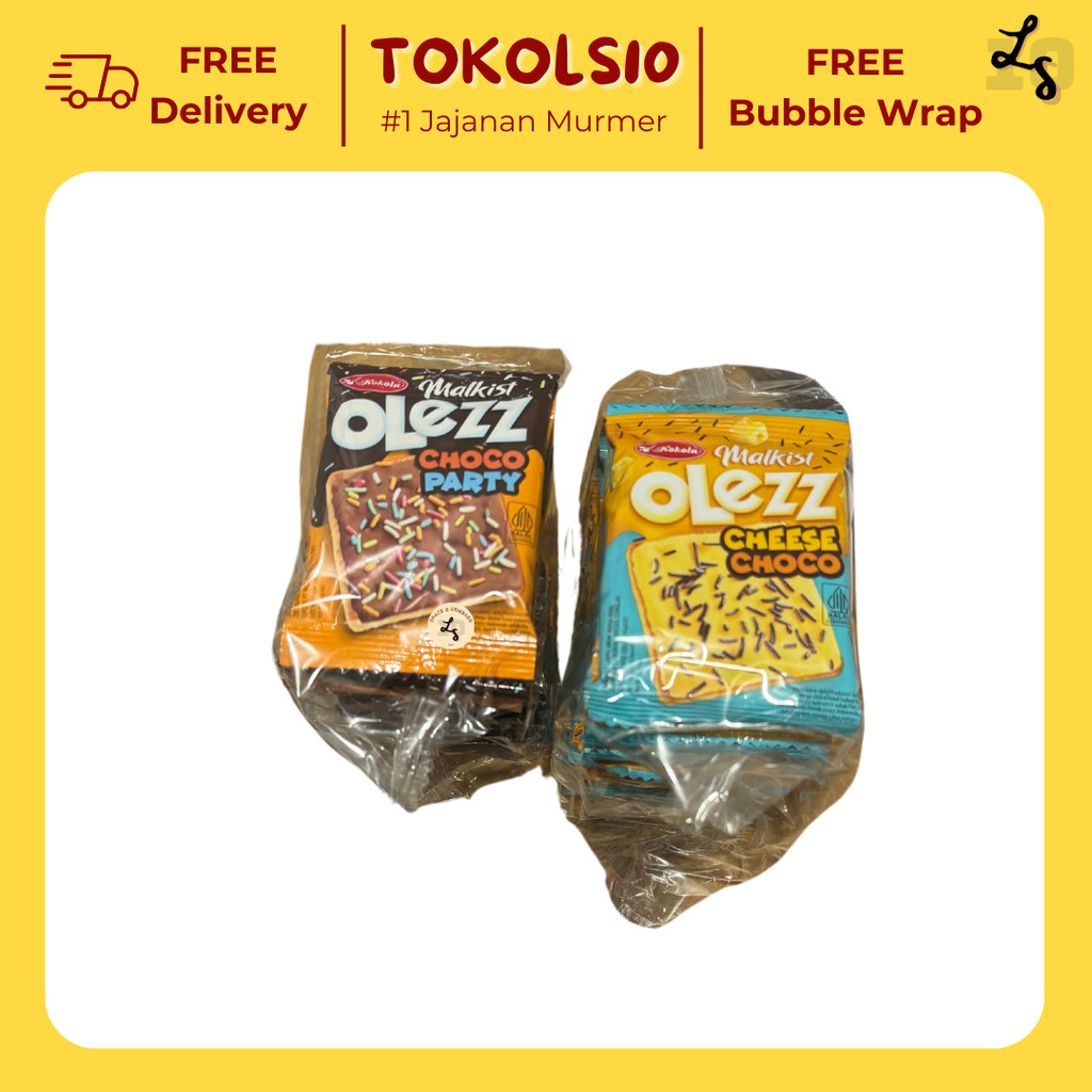 Jual Malkist Kokola Olezz Choco Party/Cheese Choco 1 Pack Isi 20 pcs ...