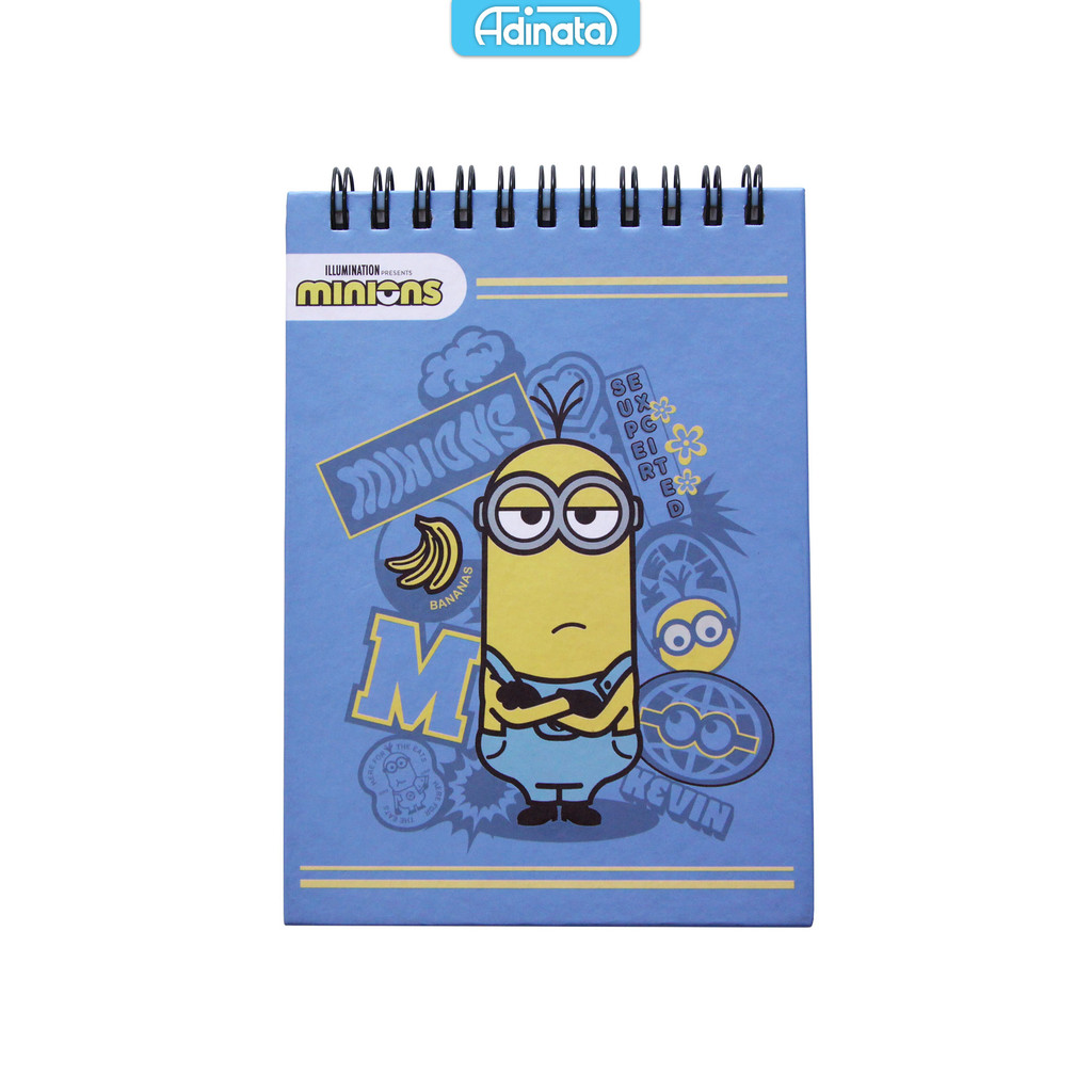 Jual Minion A6 Memo Spiral Notebook 2434-4358 - Adinata / Buku Catatan ...