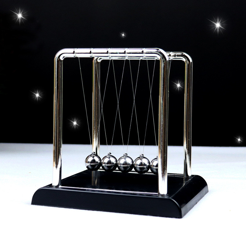 Jual Small-Size Metal Newton Pendulum Newton Cradle Balance Steel Balls ...