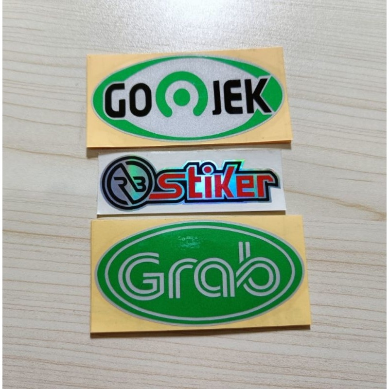 Jual Sticker stiker gojek grab cutting | Shopee Indonesia
