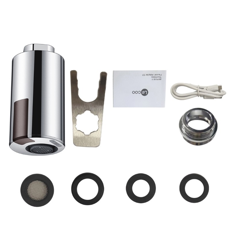 Jual Intelligent Touchless Faucet Adapter Sink Water Saving Automatic ...