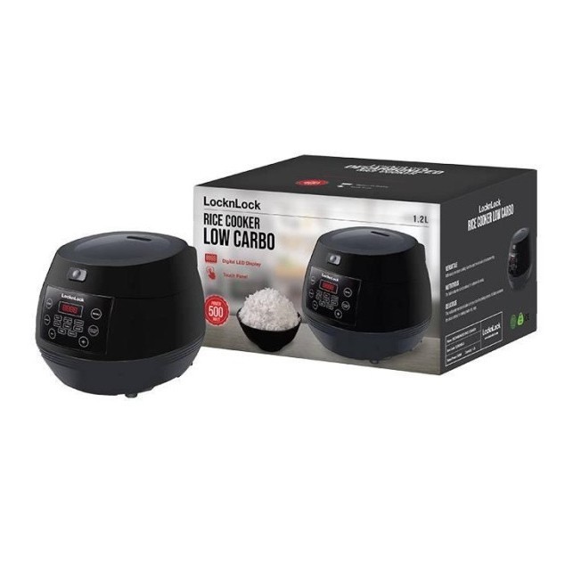 Jual RICE COOKER LOW SUGAR LOCKNLOCK/LOCK N LOCK/ EJR826BLK - 1,2 Liter ...