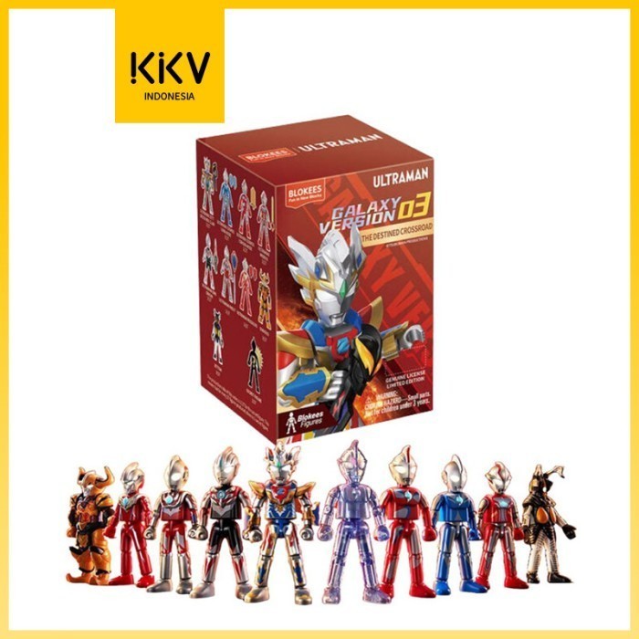 Jual KKV Blind Box Gacha Set Koleksi Figure Ultraman Seri Galaxy 03 The ...