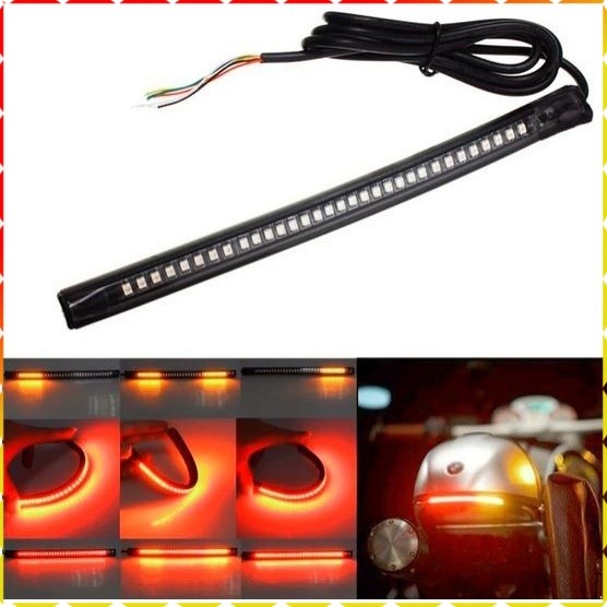 Jual Lampu stop lamp drl LED Strip Flexible Motor 20cm brake lamp sein ...