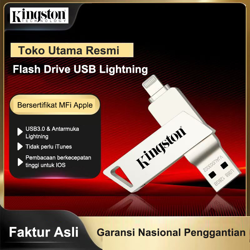 Jual flashdisk 2 in 1 IOS OTG USB Flash Drive 512GB/1TB/2TB Rotation ...