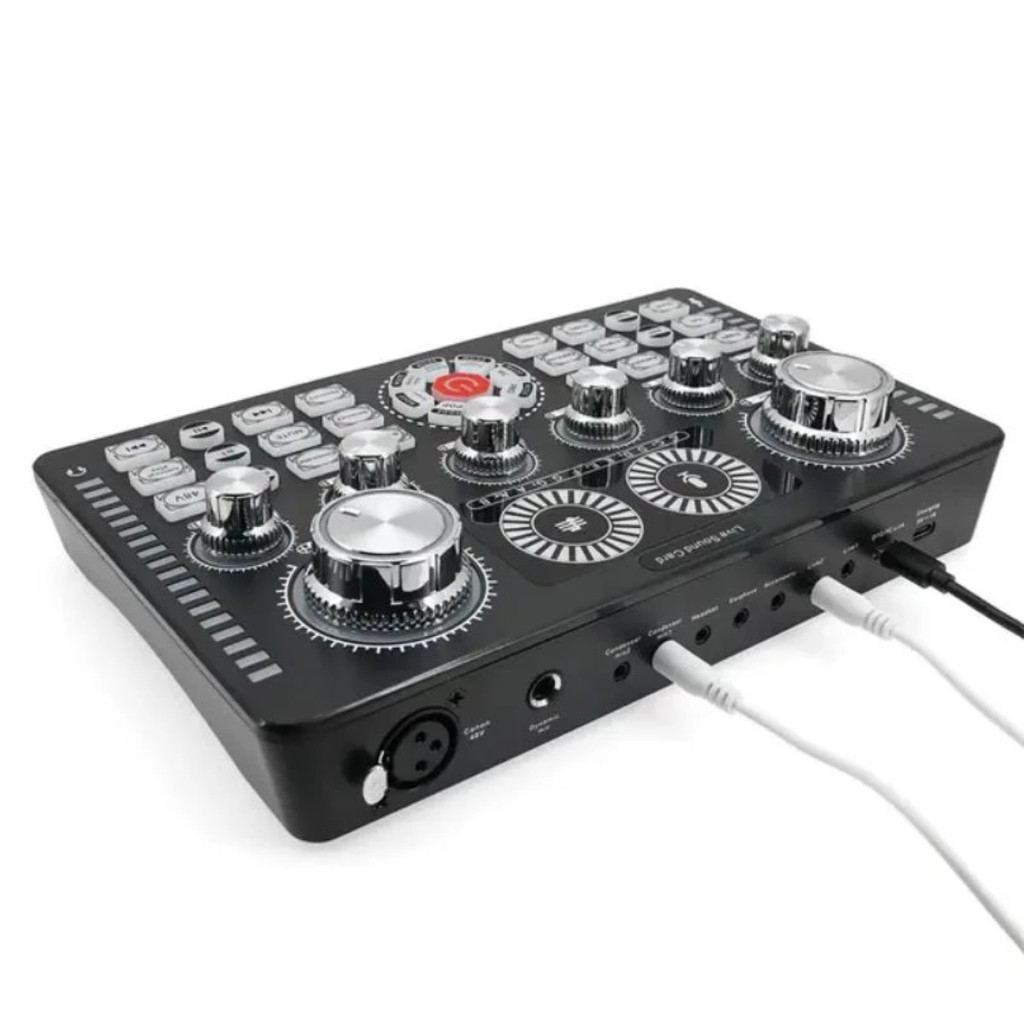 Jual Sound Card Mixer Q7 Taffstudio + Phantom Power 48V integrated ...