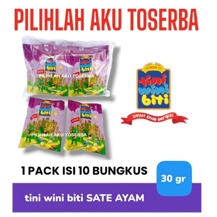 Jual Biskuit TINI WINI BITI 30 gram Rasa SATE AYAM - ( HARGA 1 PACK ...