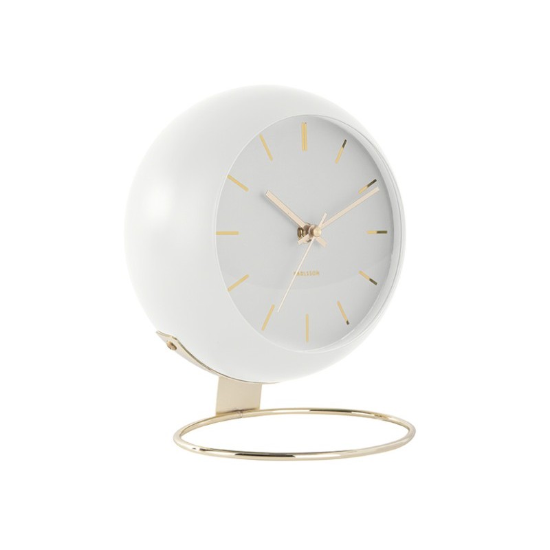 Jual Karlsson Table Clock Globe White D.21 cm | Shopee Indonesia