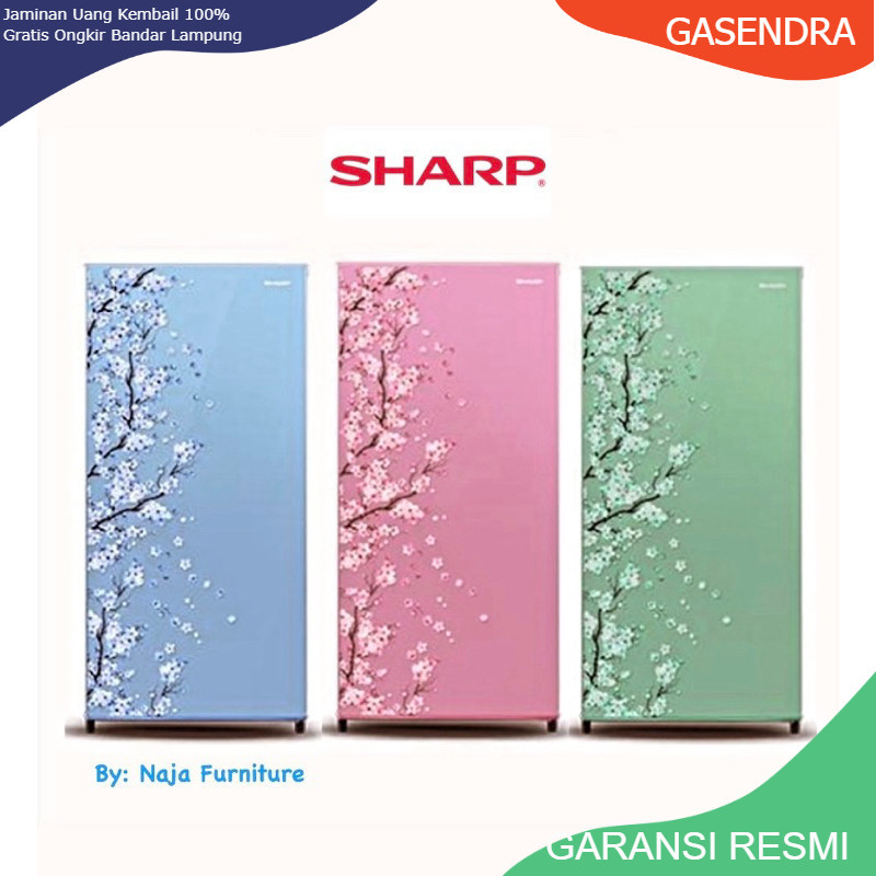 Jual Kulkas Sharp 1 Pintu Sakura SJ 162 ND | Lemari Es Sharp | Kulkas 1 ...
