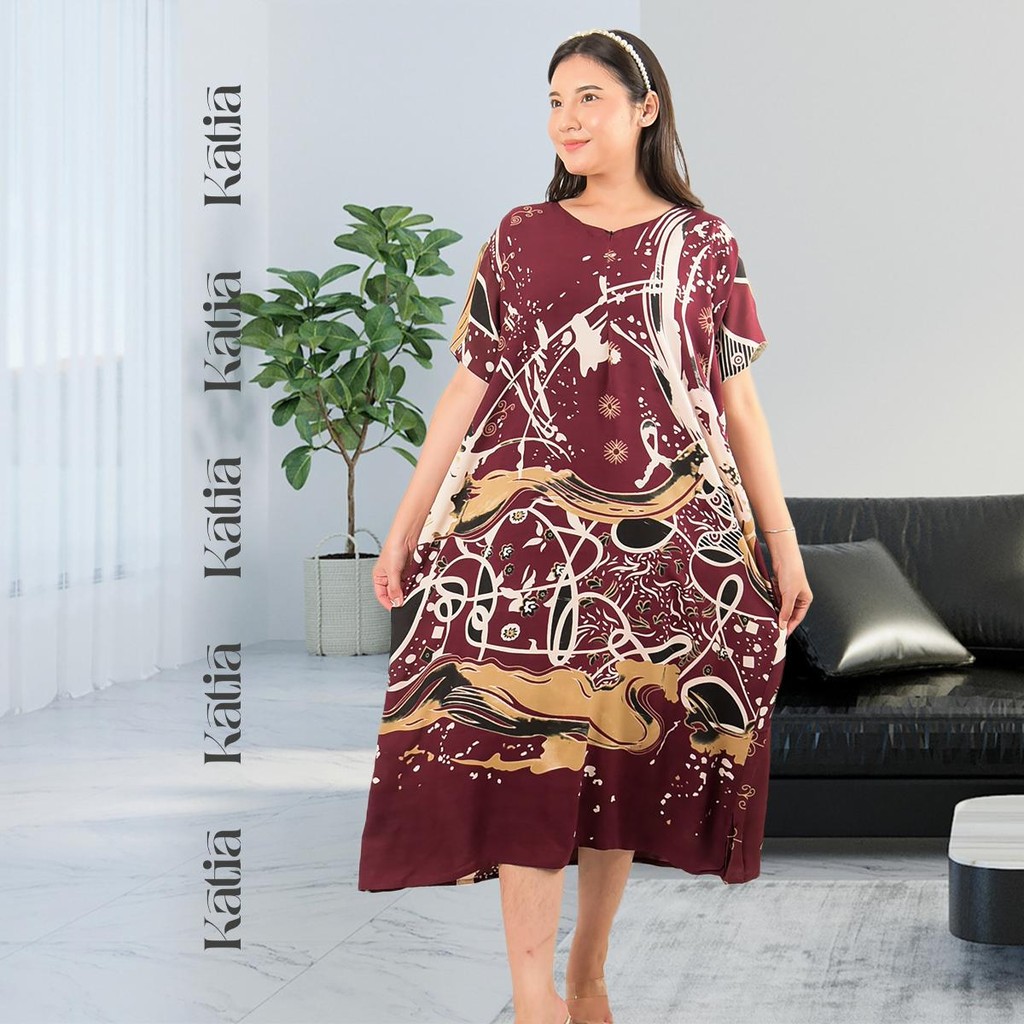 Jual KATIA COLLECTION - Daster Rayon Super Premium Jumbo LD 120 Busui ...