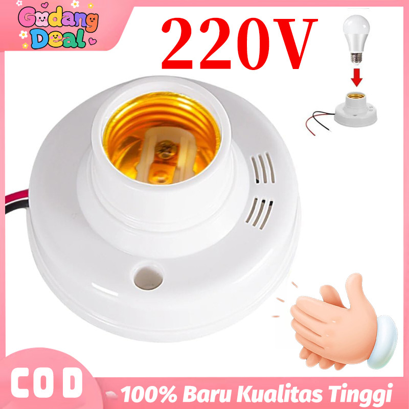 Jual Fitting Lampu E27 Sensor Gerak Infrared Lampu Otomatis 220V untuk ...