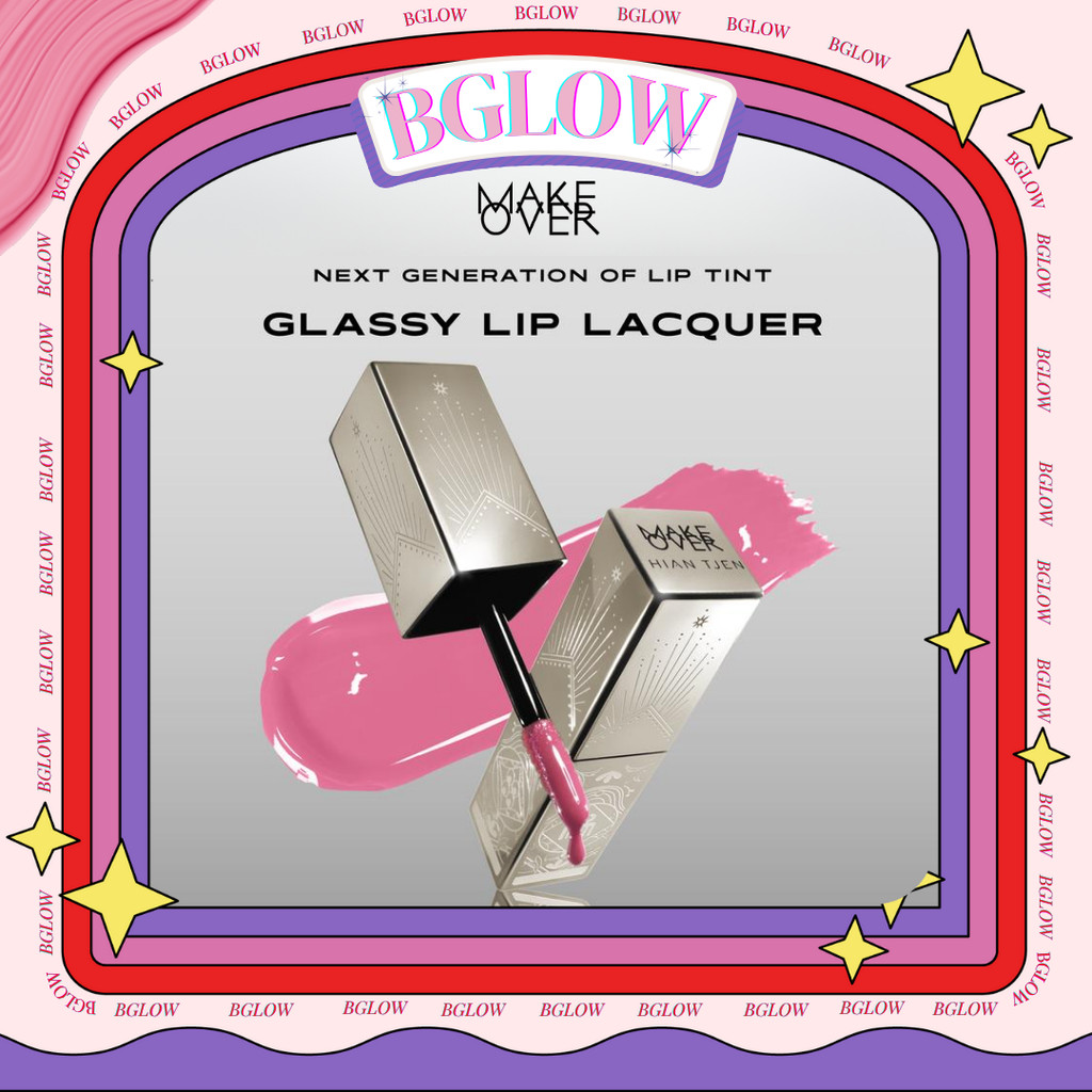Jual MAKE OVER Glassy Lip Lacquer X Hian Tjen - makeover Lip Gloss ...