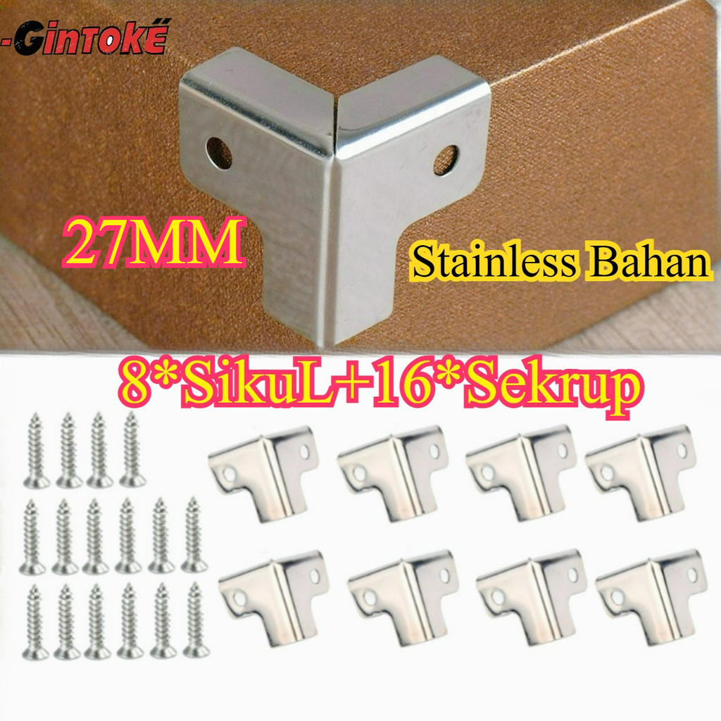Jual 8PCS Box Siku L Hardcase/Siku Pojok Corner Tebal/Siku L/Siku ...