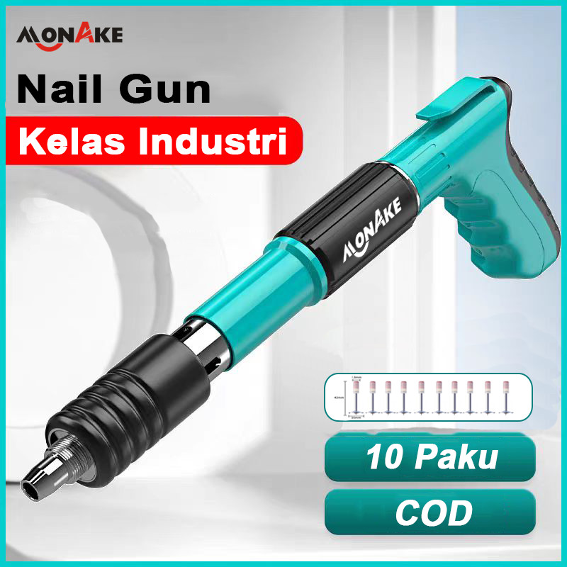 Jual Monake German Nail gun Pistol Paku （COD）Pistol Pengencang Mesin ...