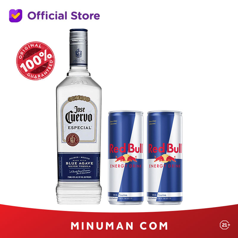 Jual Bundles Jose Cuervo Especial Silver Tequila 750ml + Red Bull 250ml ...