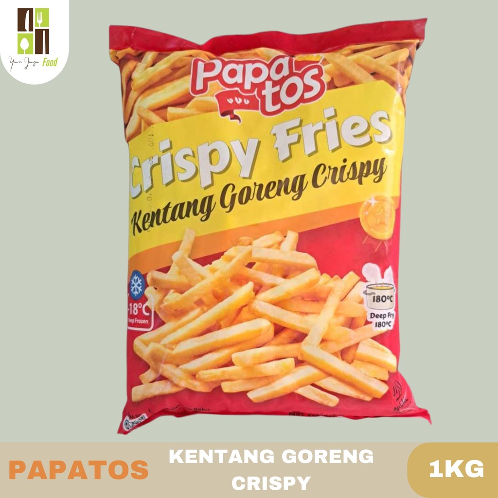 Jual Papatos Crispy Original / French fries Kemasan 1kg | Shopee Indonesia
