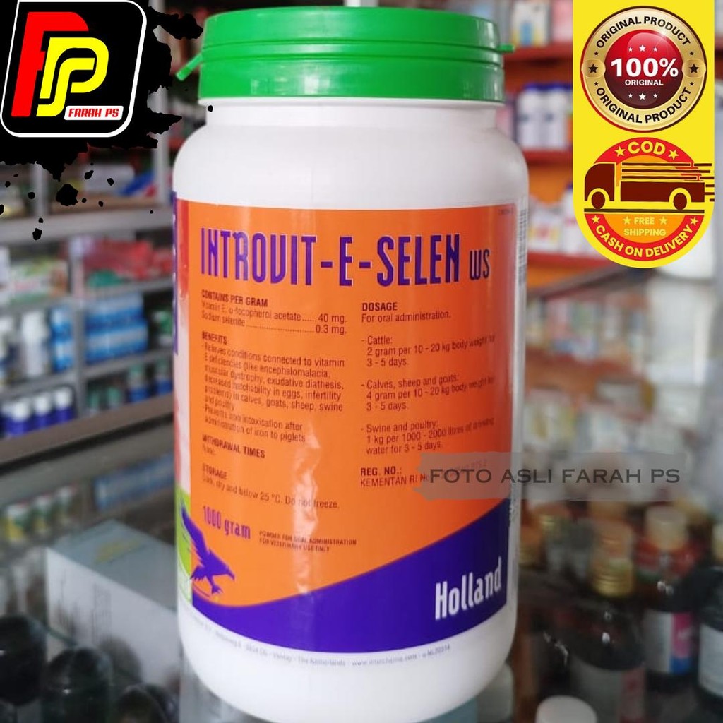 Jual Introvit E Sellen WS 1kg Vitamin E untuk Hewan Meningkatkan ...
