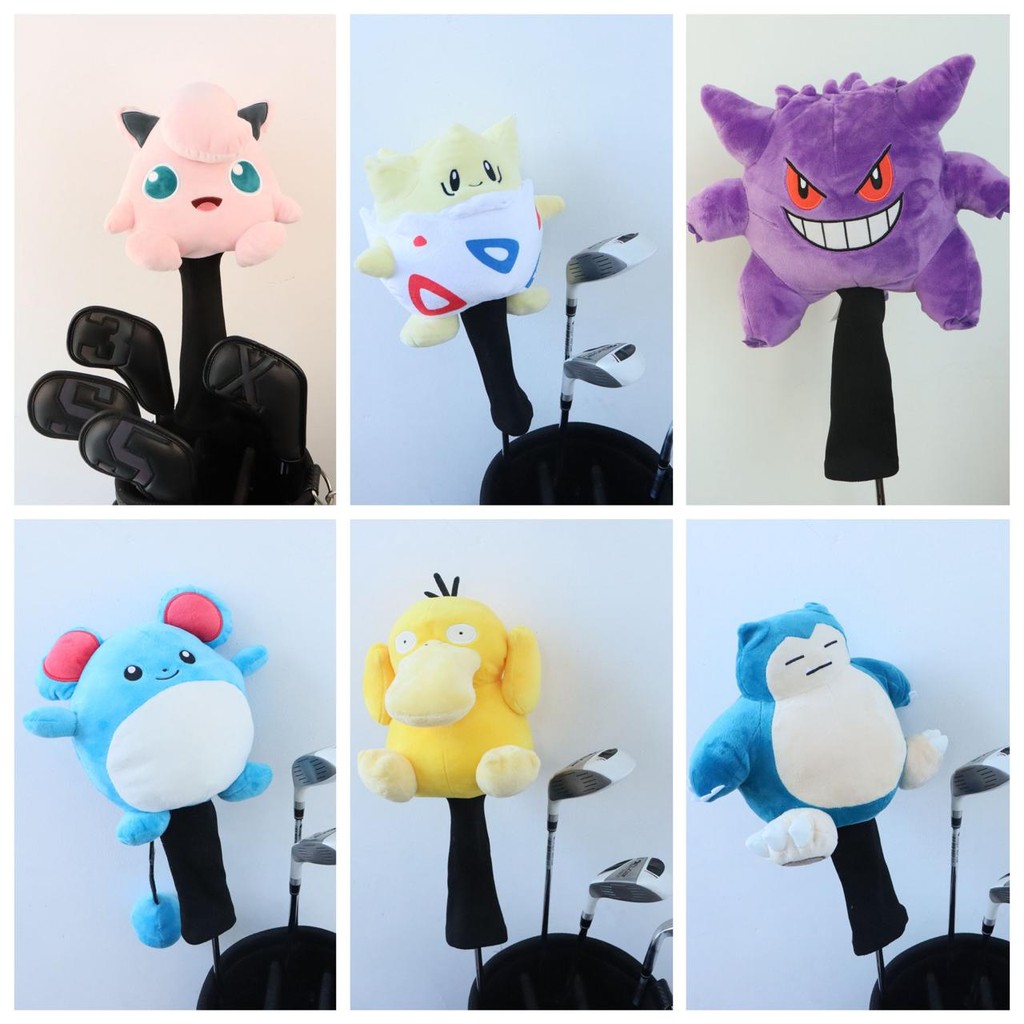 Jual Pokemon Driver Head Cover Plush Sarung Pelindung Stik Golf Head ...