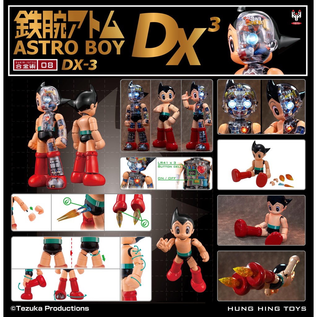 Jual Hung Hing Toys Astro Boy Mechanical Clear DX-3 | Shopee Indonesia