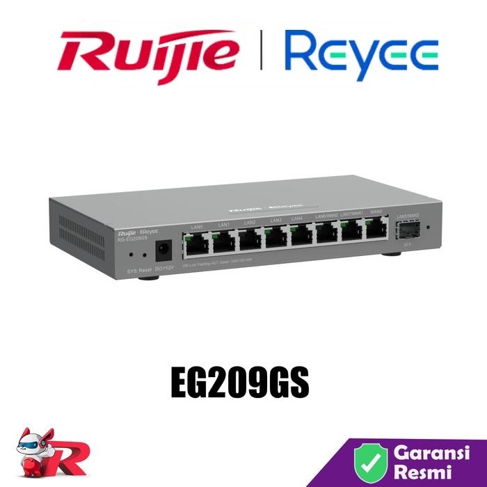 Jual Ruijie RG-EG209GS Router Switch Hub 9 Port Gigabit Cloud Managed ...