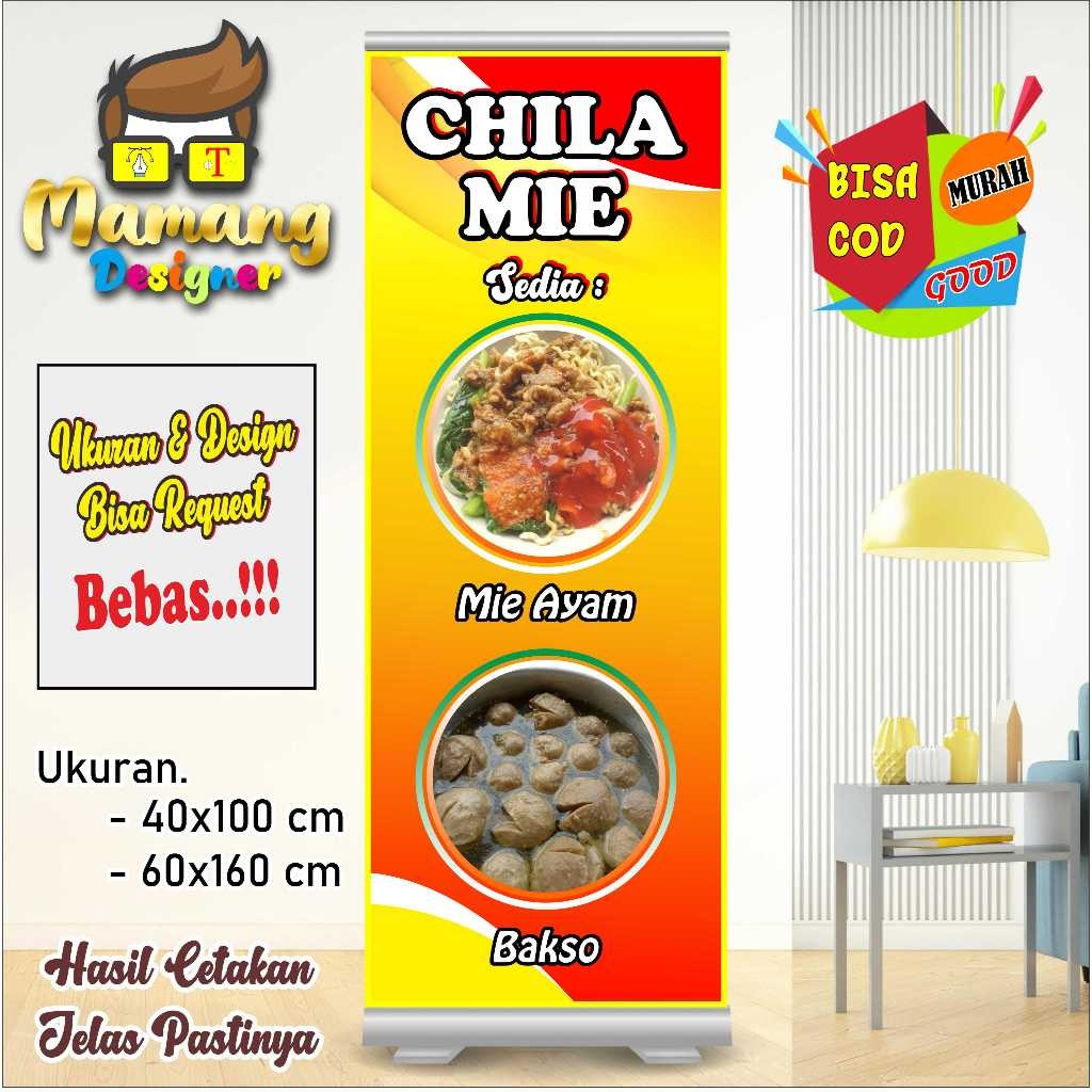 Jual backdrop Banner Spanduk MMT Mie Ayam Dan Bakso Backdroop Keren bb ...